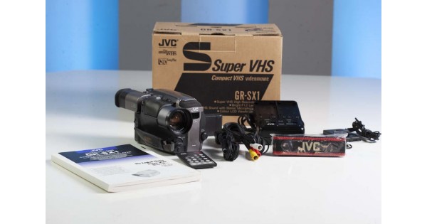 Vintage JVC GR-SX1 S-VHS-C Camcorder boxed 1993