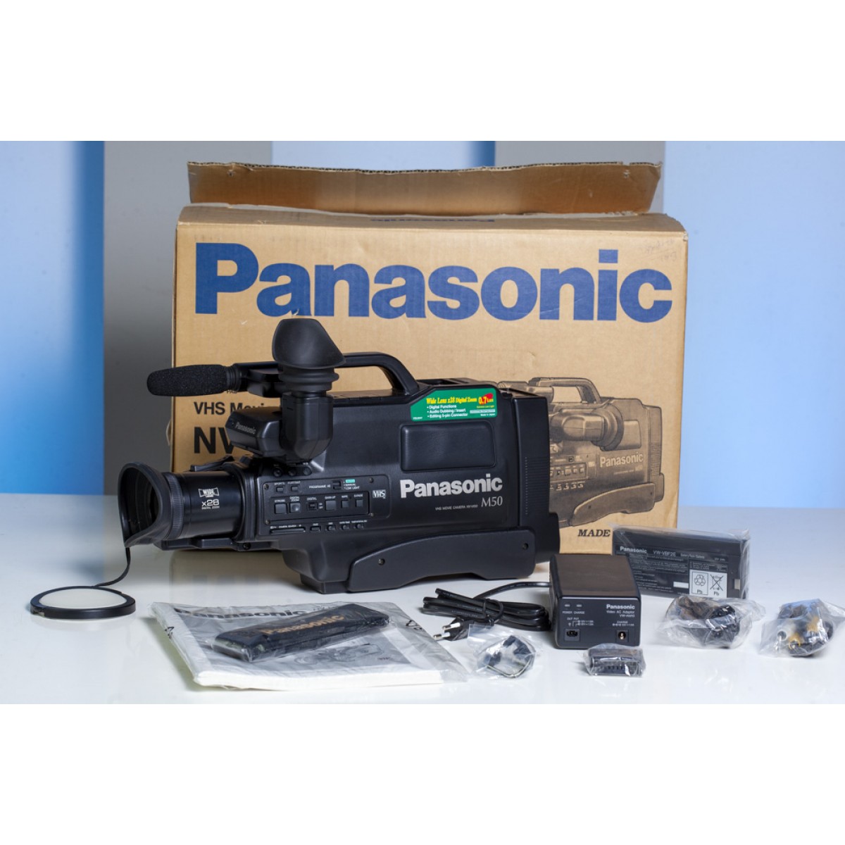 Vintage New Panasonic NV-M50 VHS Camcorder Boxed (1999)