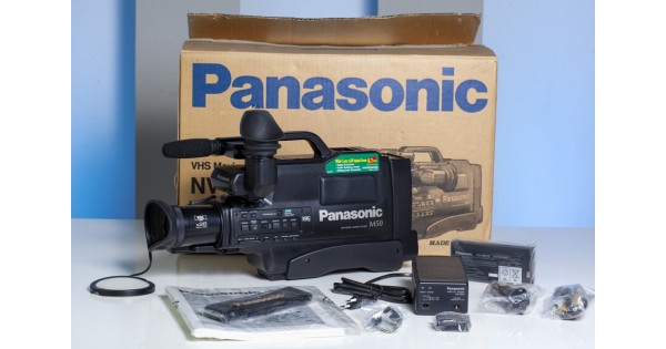 Vintage New Panasonic NV-M50 VHS Camcorder Boxed (1999)