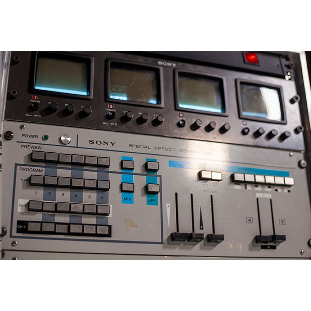 FULL SETUP Vintage Sony Portable Studio Video Cameras Special Effect ...