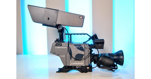 Vintage Studio Tv Video Camera Thomson ttv-1647 CCU+LENS FULL KIT