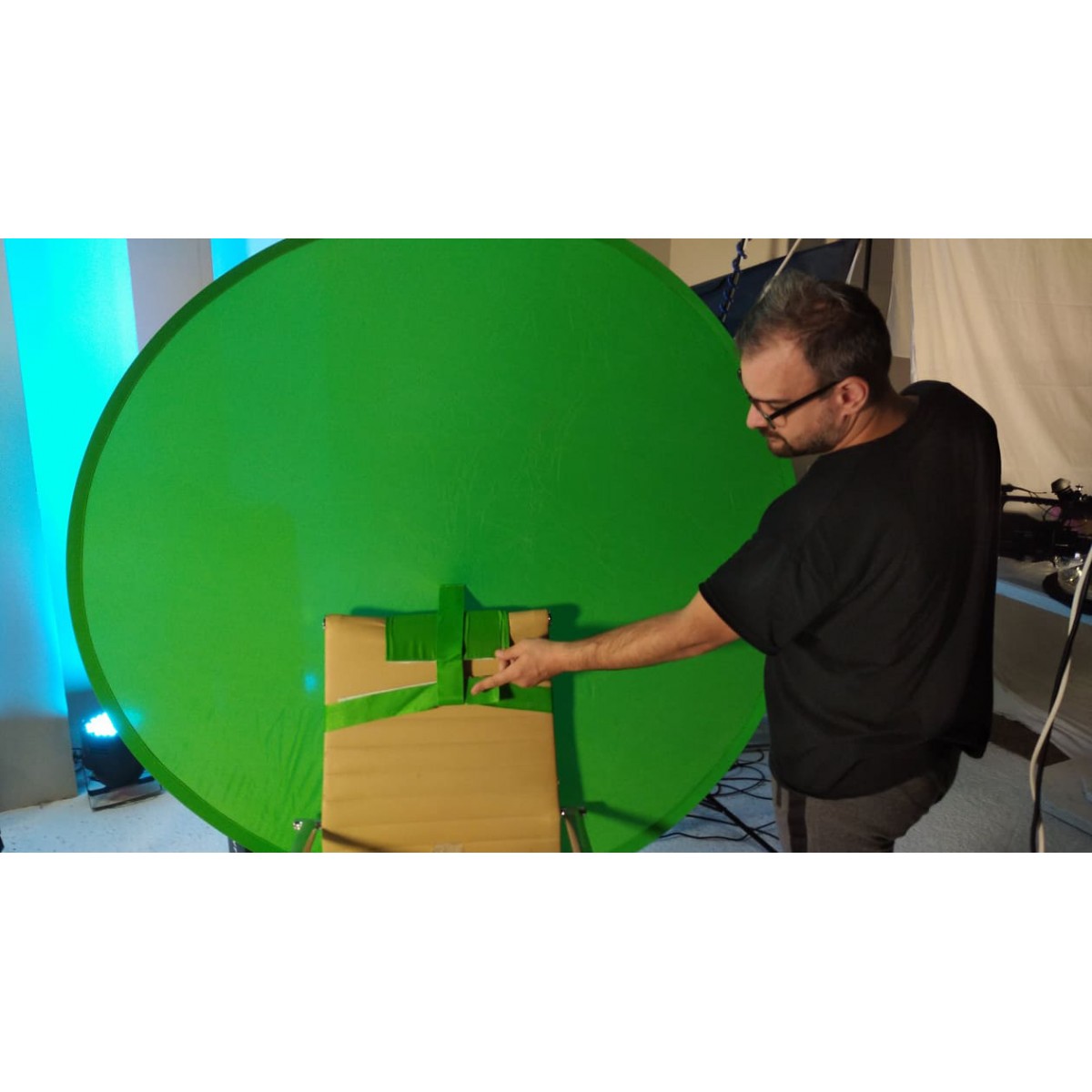 1,42m Green Screen Chair Backdrop Photography Background for Tik Tok ...