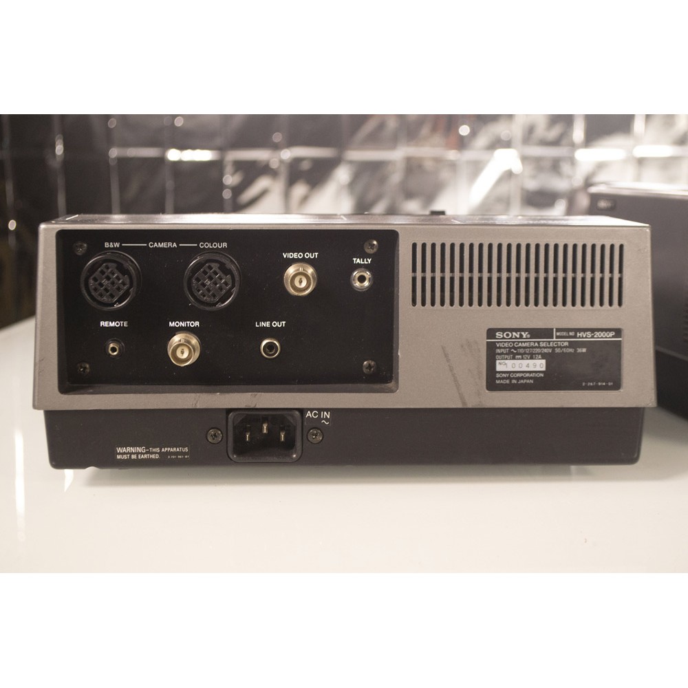 Vintage Sony setup Sony hvc-4000p w video camera selector keyer hvc ...