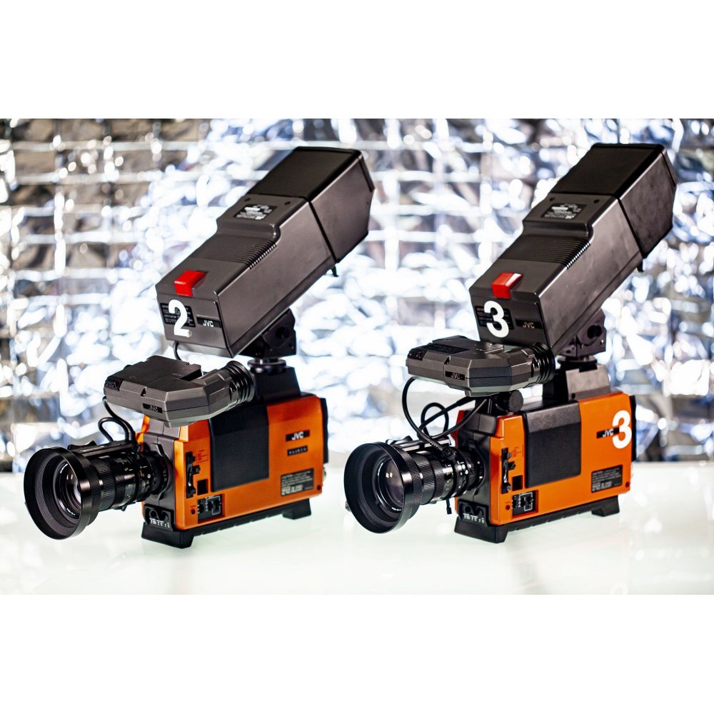 FULL Vintage Kit JVC KY 1900 Videocameras w Video mixer (Year 1982)