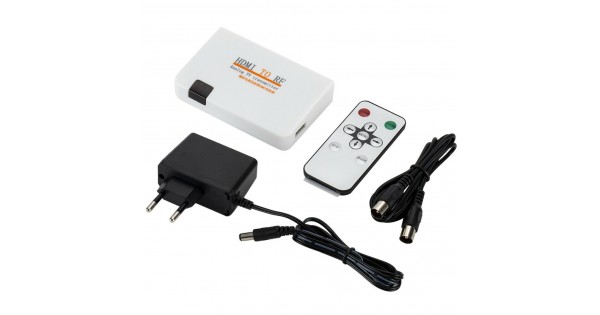 HDMI to RF coaxial modulator converter analog signal
