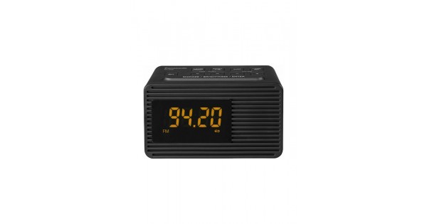 Panasonic Ψηφιακό Ρολόι Επιτραπέζιο με Ξυπνητήρι RC-800 Black