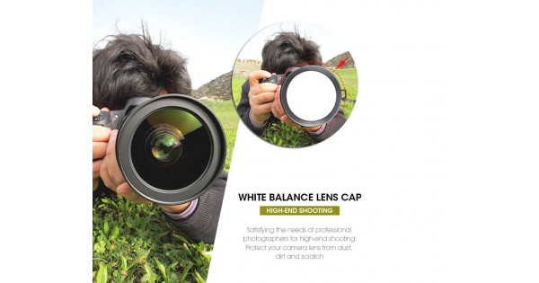 White Balance Lens Cap Studio DSLR (All Sizes)